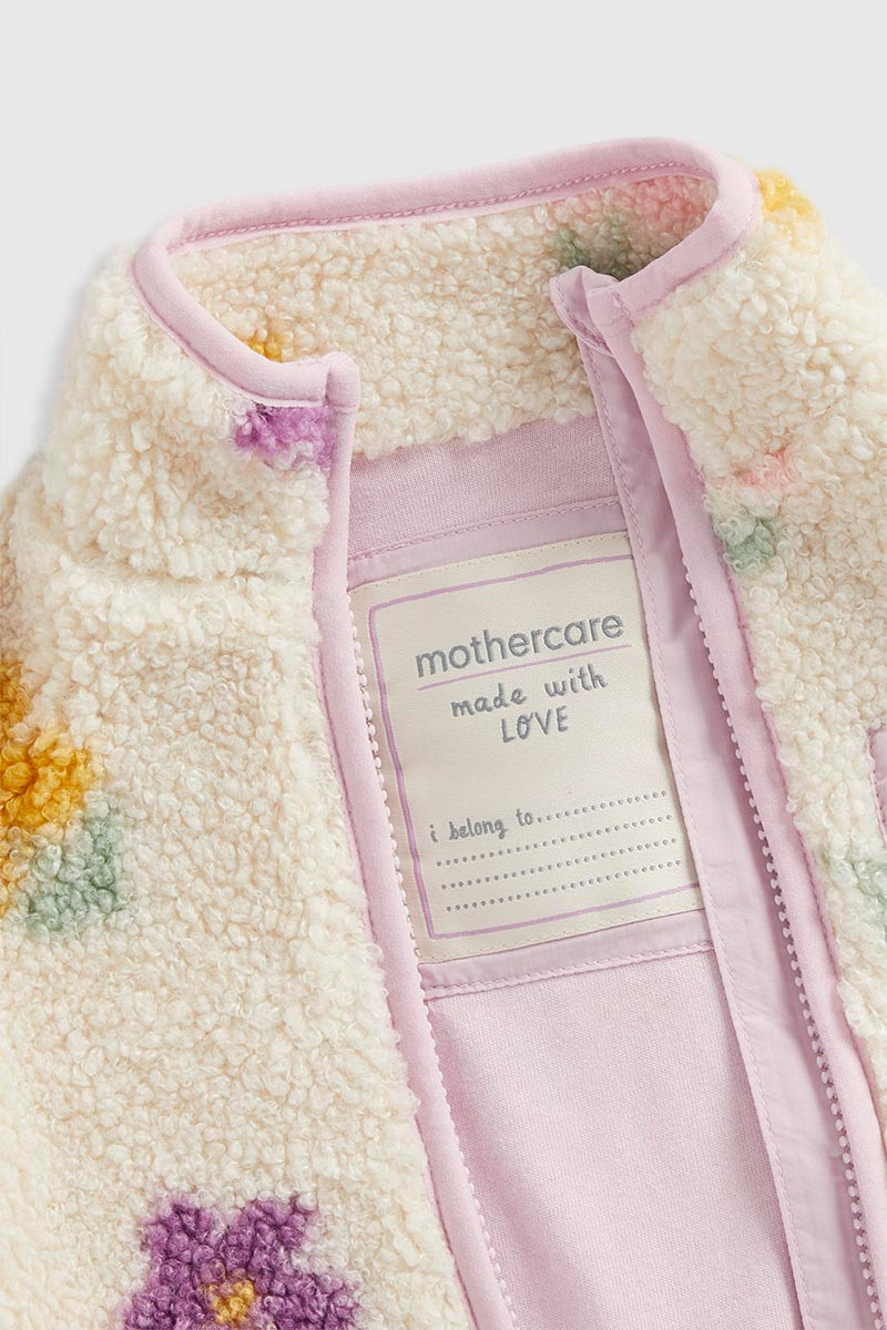 Flower Fleece Jacket – Mothercare Philippines
